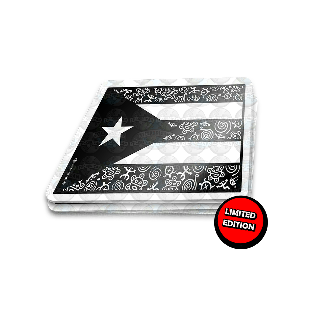 "Bandera Taína Negra" – Stickerican®