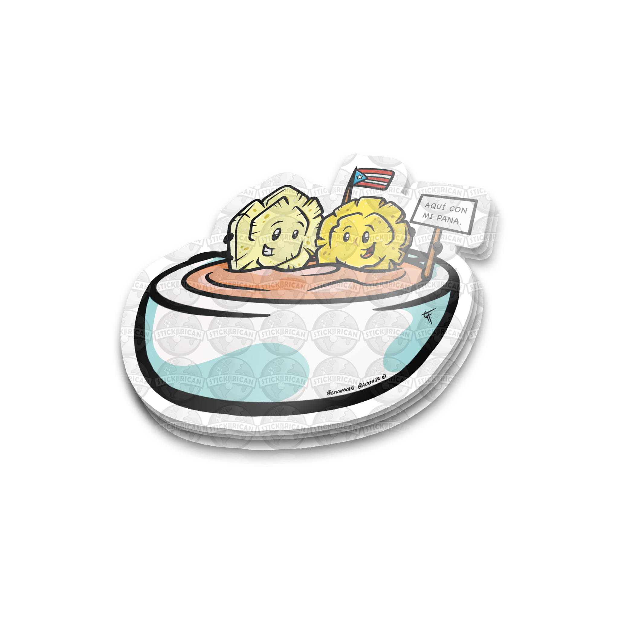 "Tostones" – Stickerican®