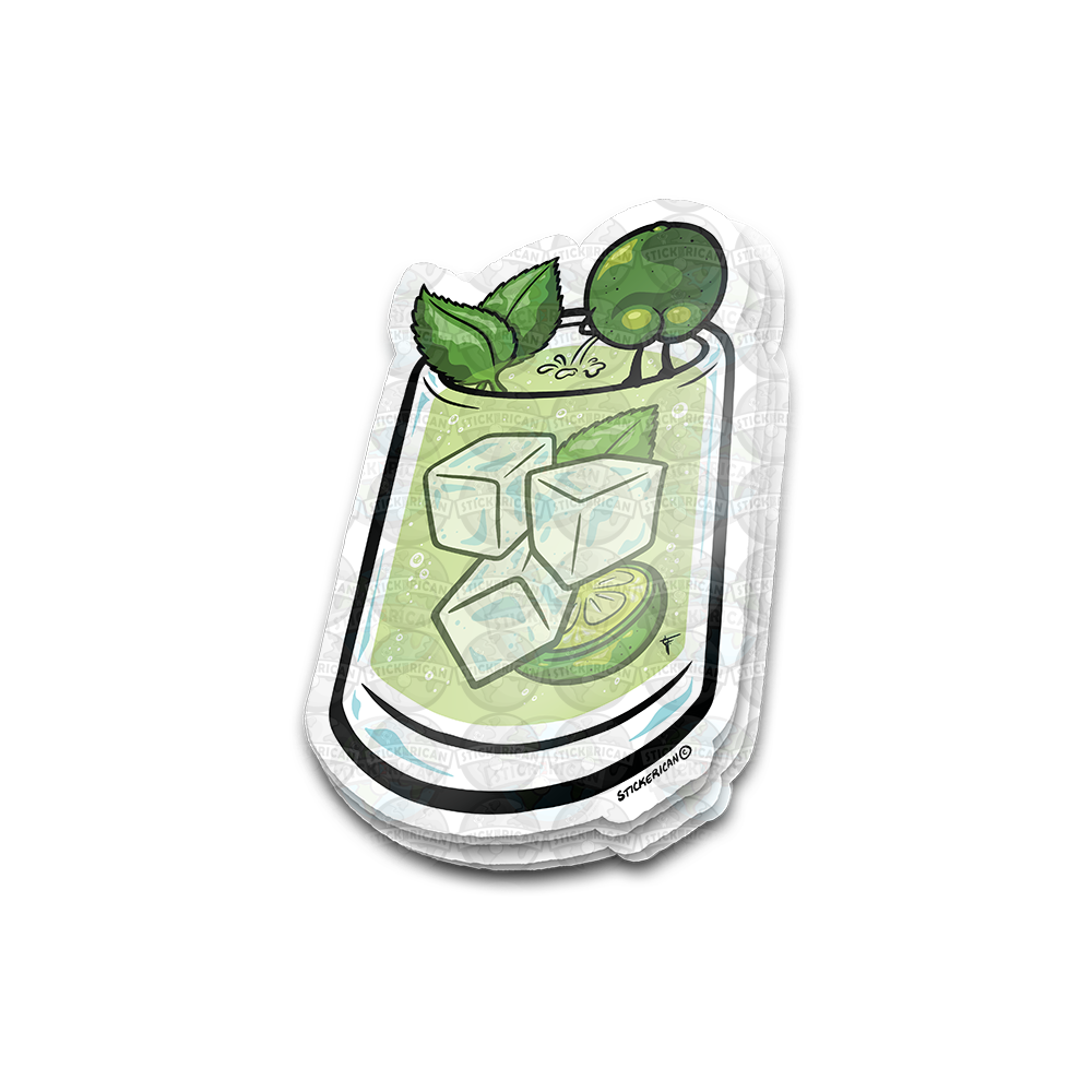 "Preparando el Mojito" – Stickerican®